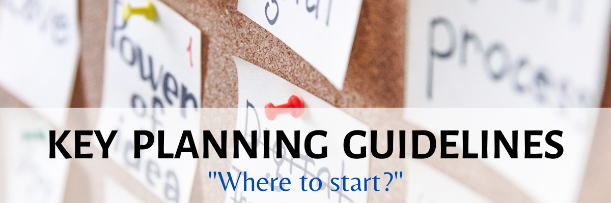 Key Planning Guidelines - HHS Advisory